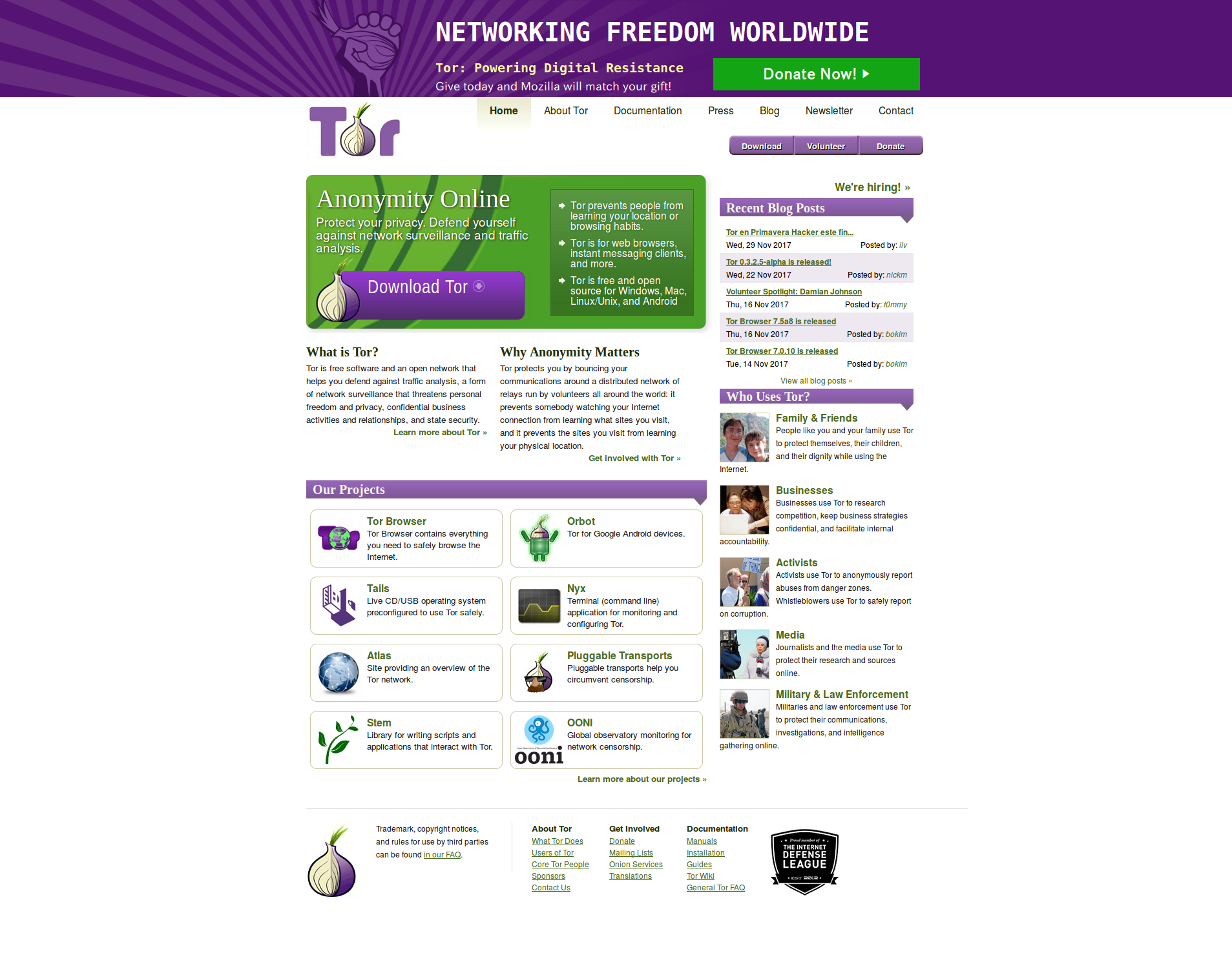 onionstack - A Pictorial Book of Tor Hidden Services.